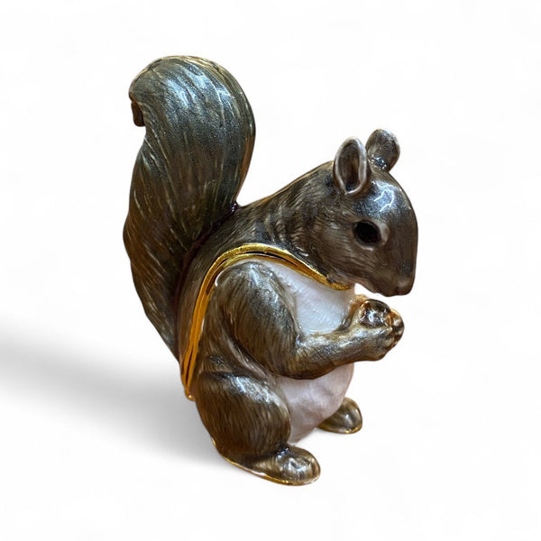 The Grey Squirrel Trinket Box - At home in the country