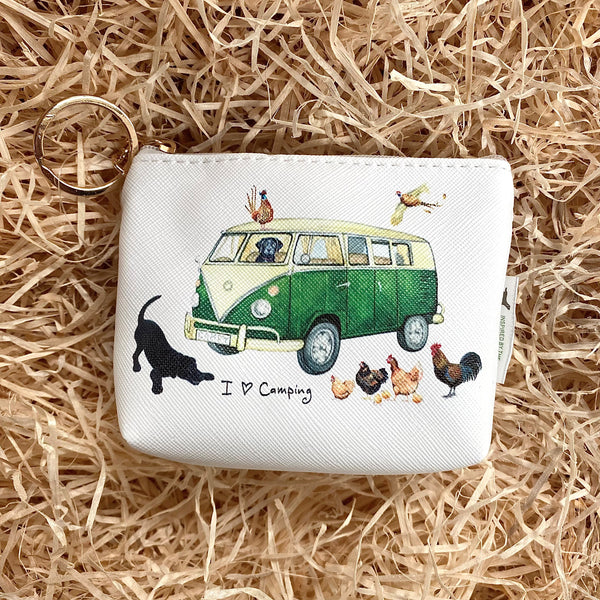 I (Heart) Camping Coin Purse - At home in the country
